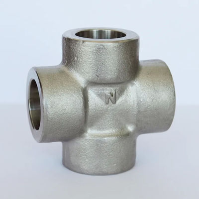 High Pressure 1/2" ANSI B16.9 Cross Pipe Fitting Straight SCH80 ...