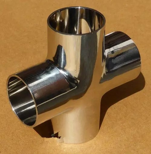 CuNi 9010 Equal Cross Pipe Fitting Copper Nickel ANSI B16.9 Straight 2 ...