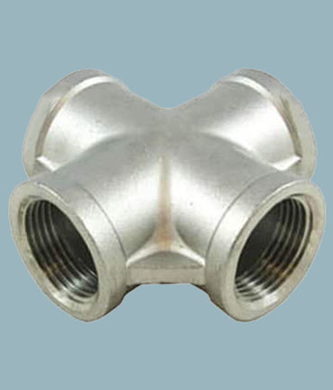 High Pressure 1/2" ANSI B16.9 Cross Pipe Fitting Straight SCH80 ...