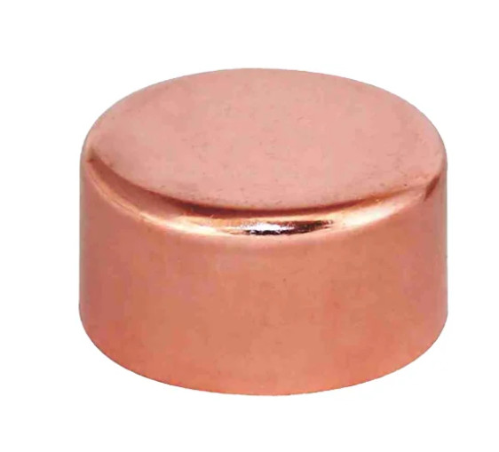 400°F Rated Copper Pipe End Cover for Pipe Protection from Corrosive ...